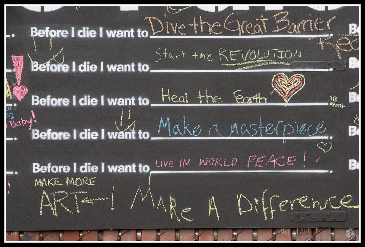 Before I Die… | Black Rock Arts Foundation